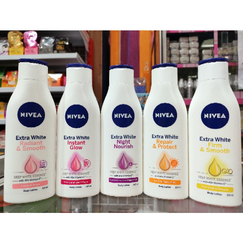 Jual NIVEA Extra White Body Lotion 200ml | Shopee Indonesia