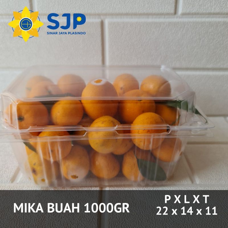 Jual Mika Buah Strawberry 1kg atau mika buah anggur 1000gr kunci /MB ...