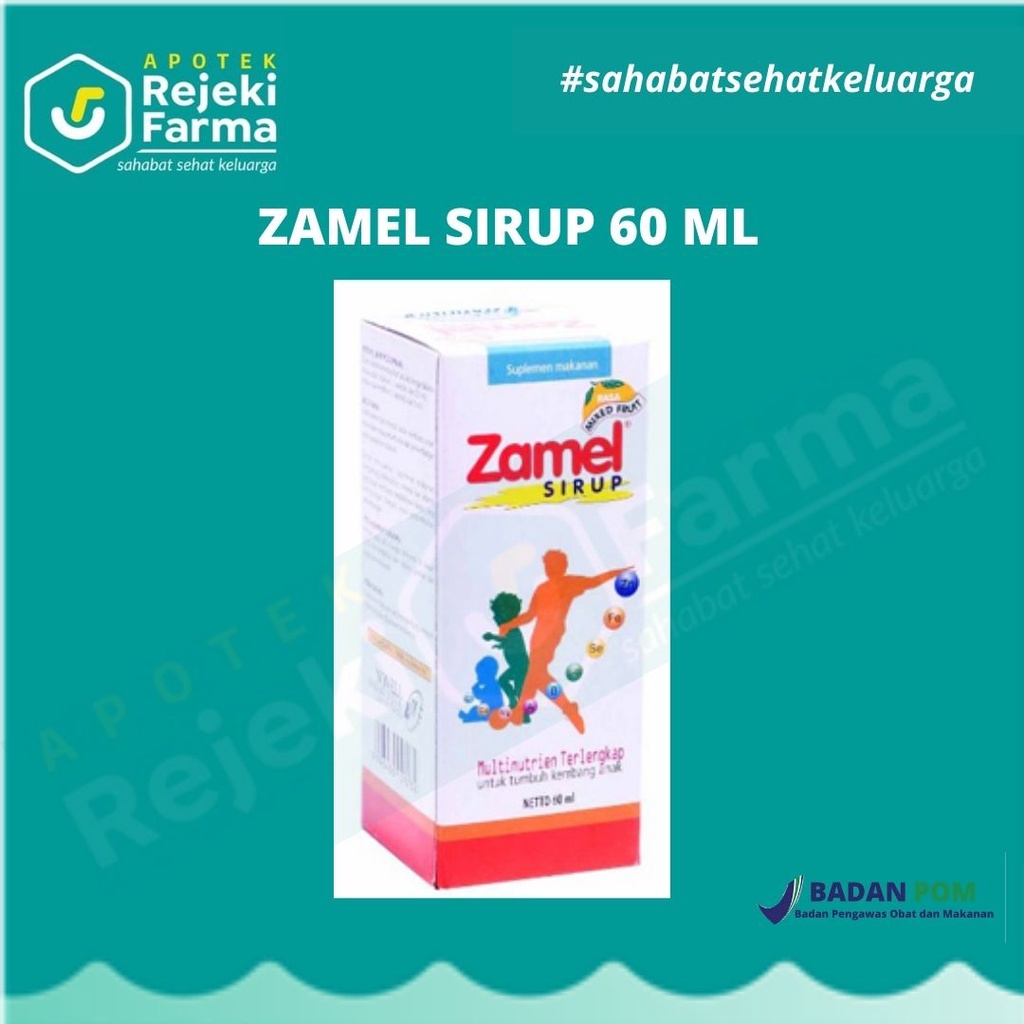 Jual Zamel Syrup 60 mL | Shopee Indonesia