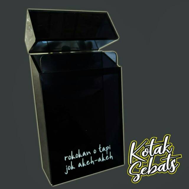 Jual Kotak Rokok Esse/Evo Hitam Solid Desain Custom Indonesia|Shopee ...