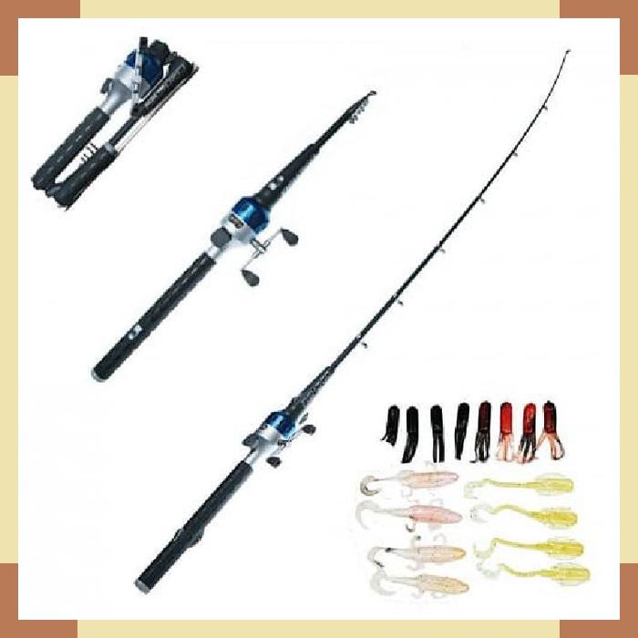 Jual Kekinian Instant Fishing Folding Rod Fisherman Fish2Go Mantap ...