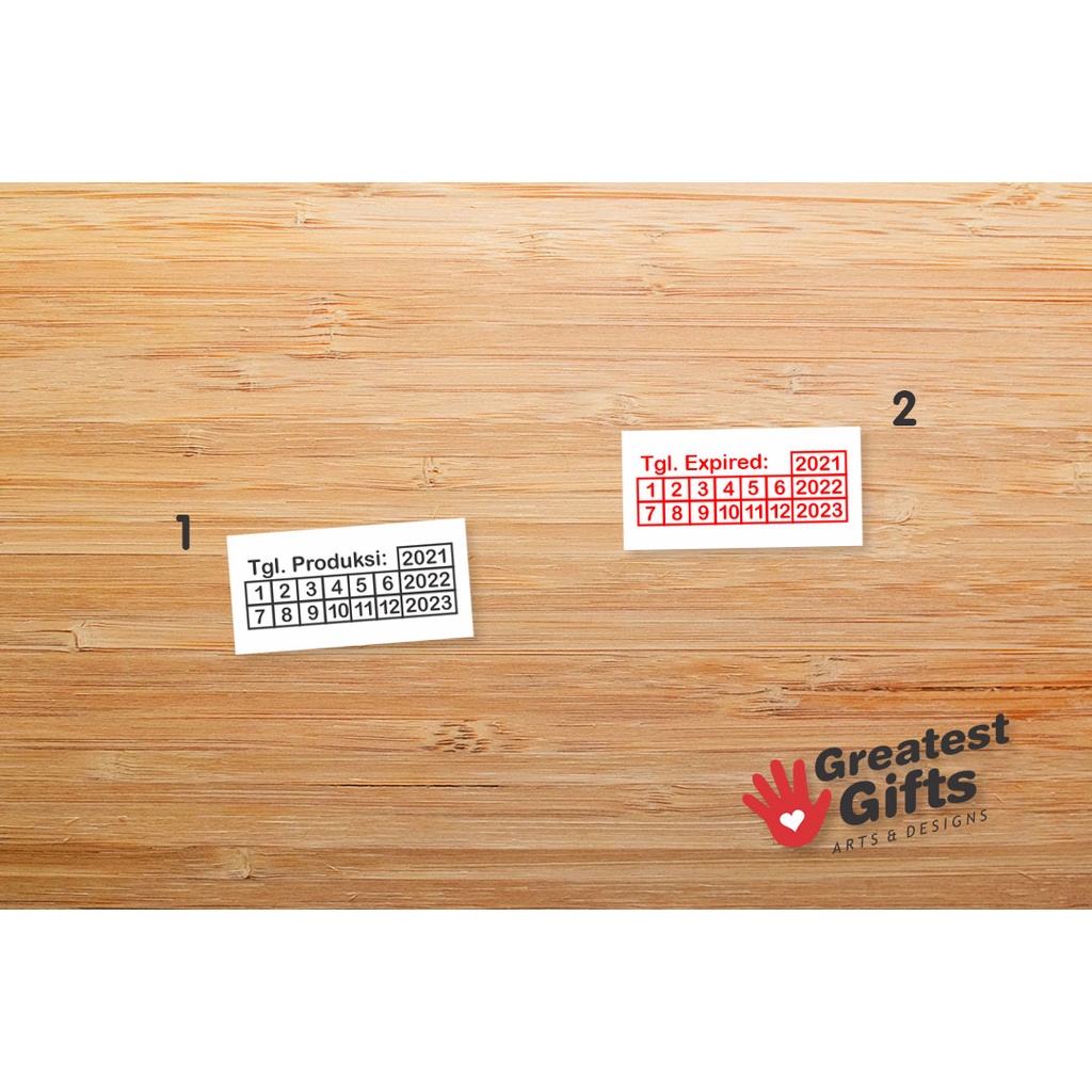 Jual Stiker Label Tanggal Produksi dan Kadaluarsa Production Expiration ...