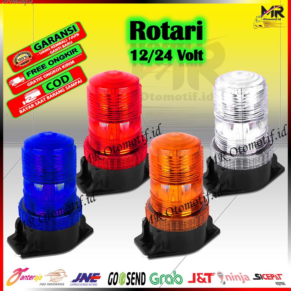Lampu Rotary Rotari Forklift 018 Variasi Warning Safety Light Led Mobil ...