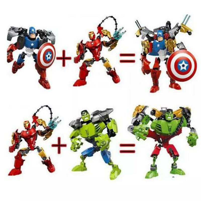 Jual Mainan Robot blok Avenger deformed | Shopee Indonesia Jual Mainan Robot blok Avenger deformed | Shopee Indonesia