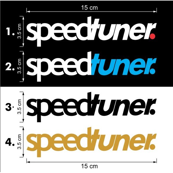 Jual Cutting Sticker SpeedTuner / Speed tuner logo Indonesia|Shopee ...