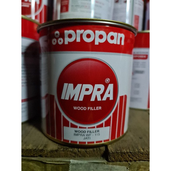 Jual DEMPUL KAYU PROPAN IMPRA WOOD FILLER 115 JATI 1KG | Shopee Indonesia