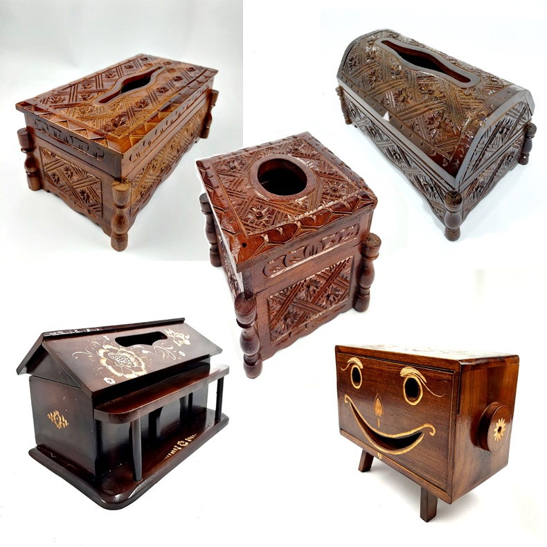 Jual Box Kotak Tisu Kayu Jati Ukiran Model Unik Cantik | Shopee Indonesia