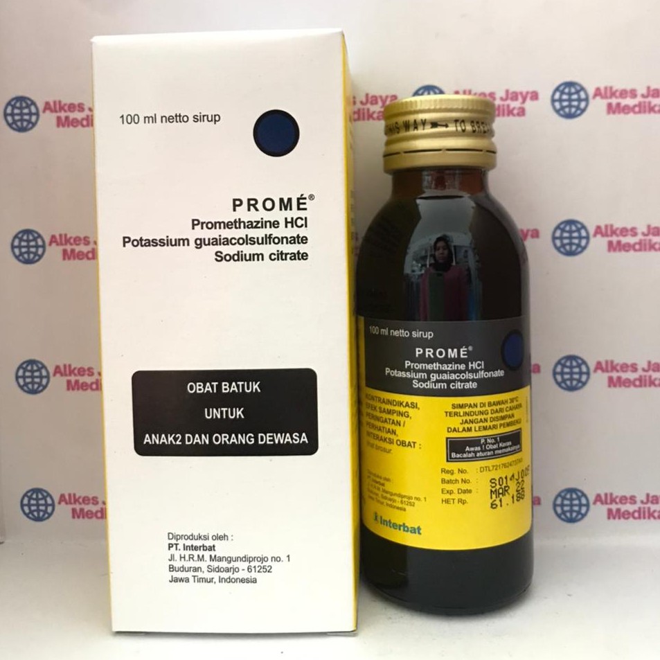 Jual Prome Sirup 100 ml (Obat Batuk Alergi) | Shopee Indonesia
