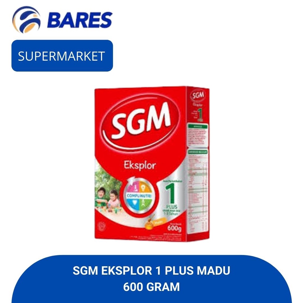 Jual SGM Eksplor 1 Plus Madu & Vanila Susu Formula 600 Gram | Shopee ...