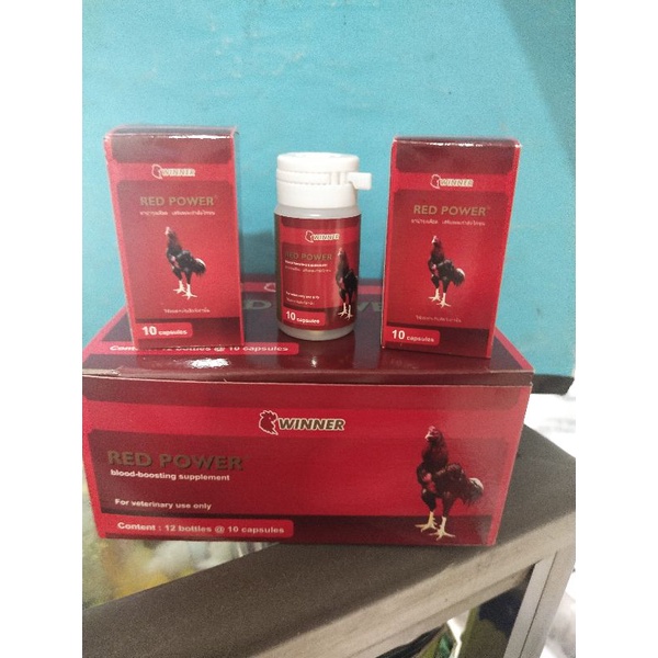 Jual RED POWER KAPSUL VITAMIN SUPLEMEN.AYAM TARUNG STAMINA MUKA MERAH ...