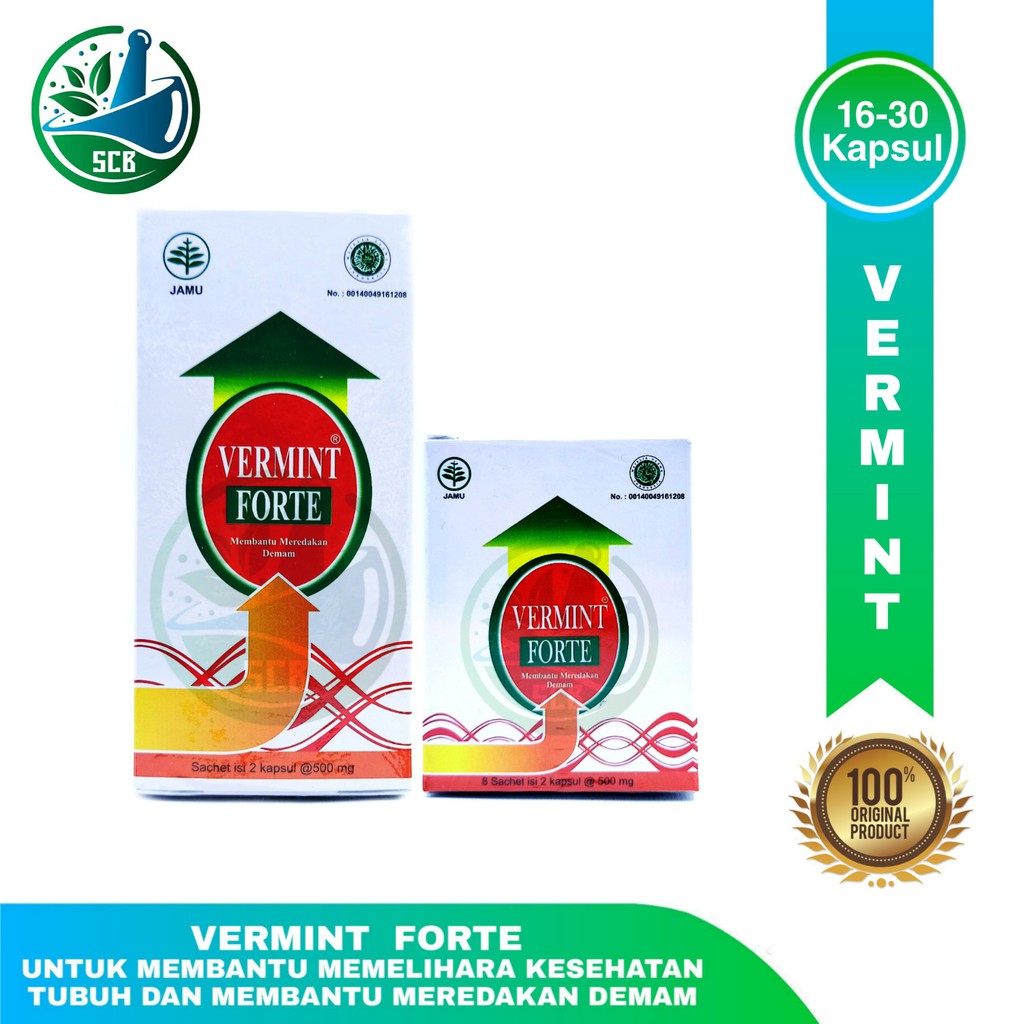 Jual Vermint Forte All Varian - Ekstrak Cacing untuk Sakit Thypus Tipes ...