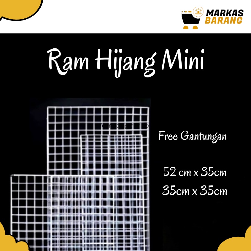 Jual Ram Hijang Display Mini/Ram Hijang Plus Gantungan | Shopee Indonesia