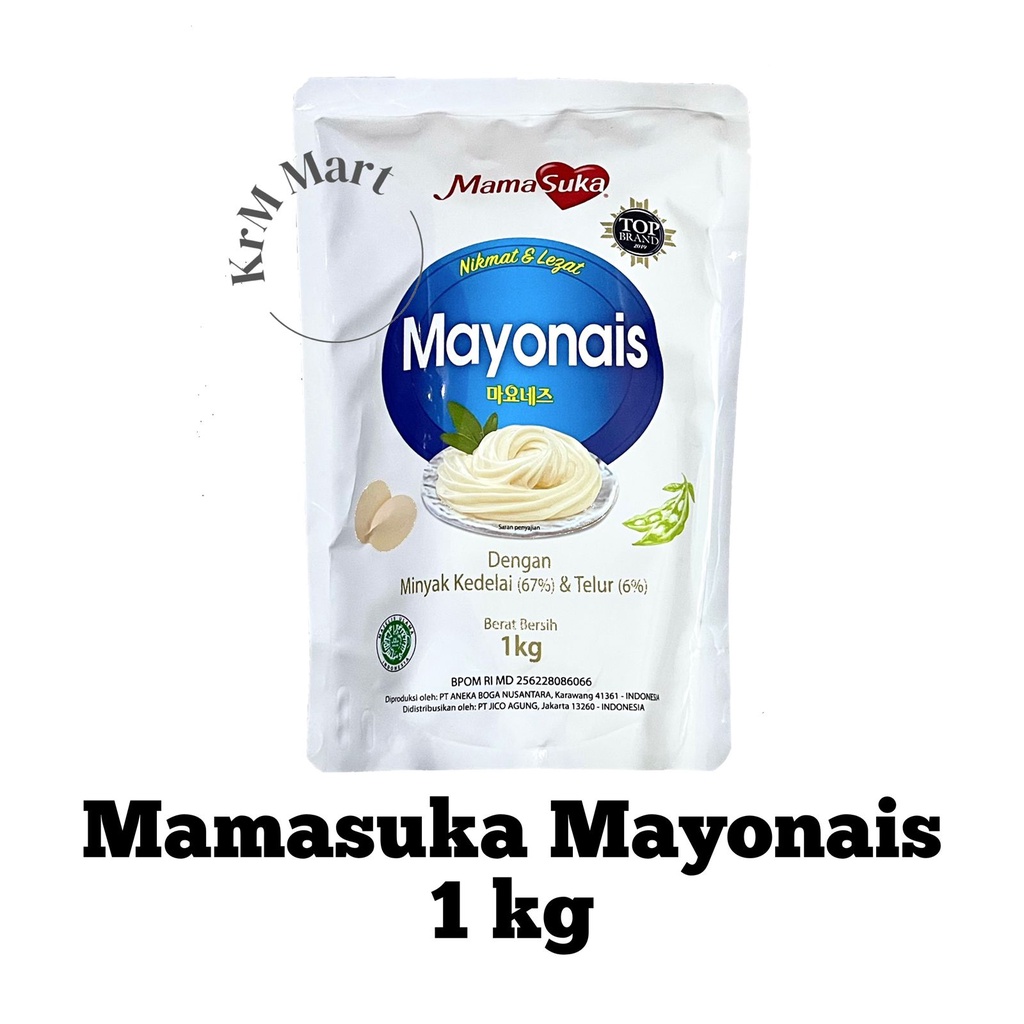 Jual Mamasuka Mayonais 1 kg Original mayo mayonnaise mayones salad ...