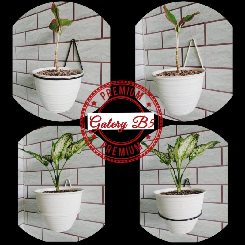 Jual rak pot dinding minimalis/rak pot tempel dinding/standing dinding ...