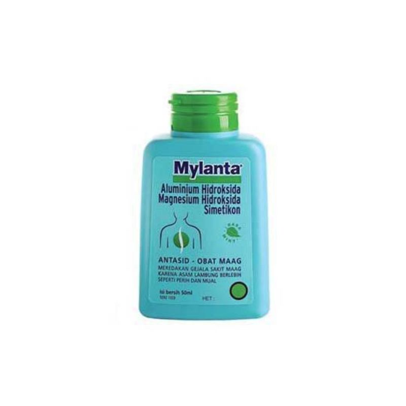 Jual mylanta syrup cair 50ml 50 ml suspensi antasida doen sirup syr ...