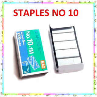Jual Isi stapler Max No.10-1M staples untuk kebutuhan sekolah dan ...