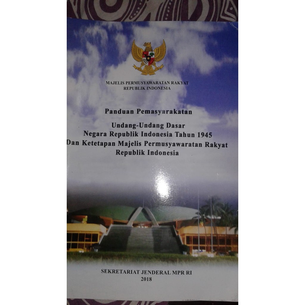 Jual panduan permasyarakatan undang undang dasar negara republik indonesia tahun 1945 dan ...