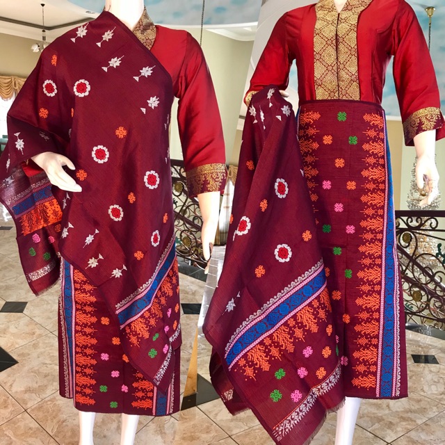 Jual Songket tenun cantik manis rakam tumpal sadum / Songket Palembang asli Tenun Tangan. (ilham ...