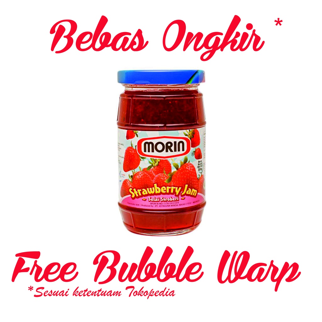 Jual Selai Morin Strawberry 330 Gram | Shopee Indonesia
