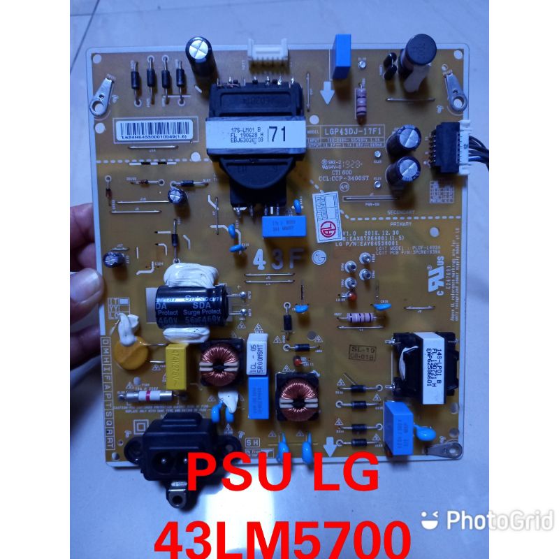 Jual PSU TV LG 43LM5700 l Power Supply TV LG 43LM5700 | Shopee Indonesia