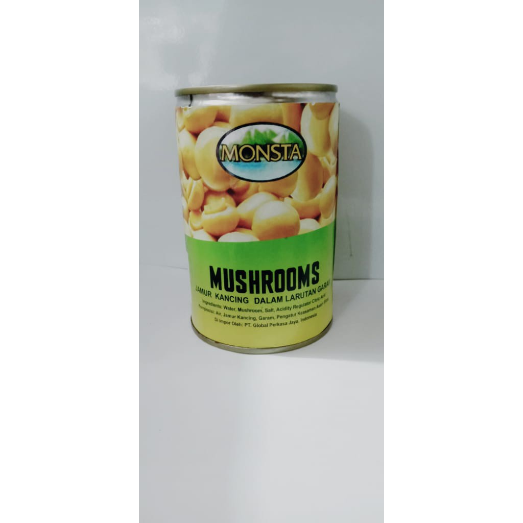 Jual Jamur Kancing Kaleng Monsta 425g Indonesia|Shopee Indonesia