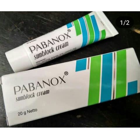Jual Pabanox Sunblock Cream 20g | Shopee Indonesia