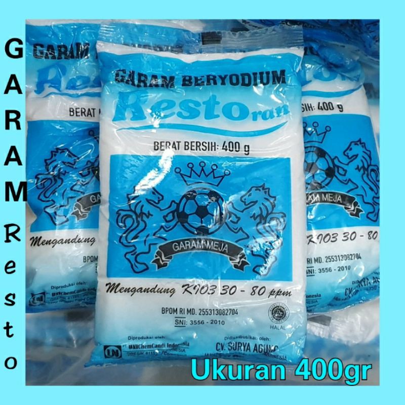 Jual Garam Masak Halus merk Resto 400gr | Shopee Indonesia