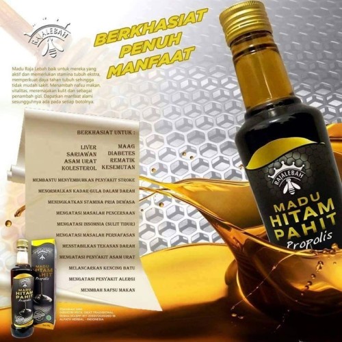 Jual Madu Hitam Pahit Raja Lebah ( bukan Ratu lebah , Ar Rohmah , bima ...