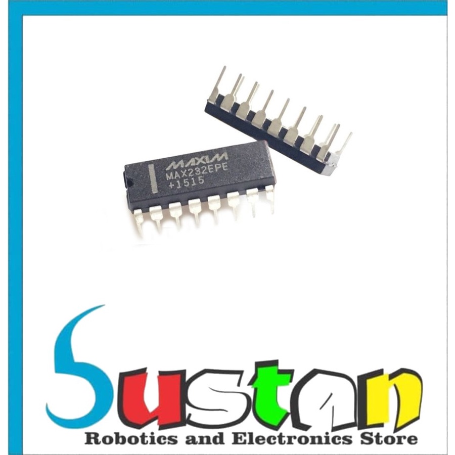 Jual MAX232EPE MAX 232 DIP 16P MAXIM RS232 DRIVER AND RECEIVER IC MAX232 | Shopee Indonesia