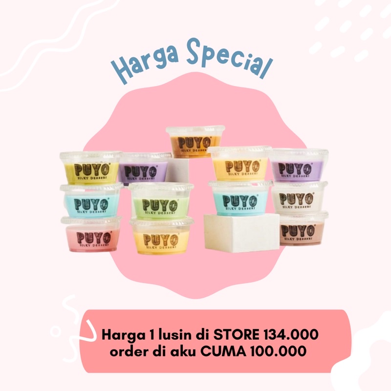 Jual PUYO SILK PUDING - ORIGINAL PUYO | Shopee Indonesia