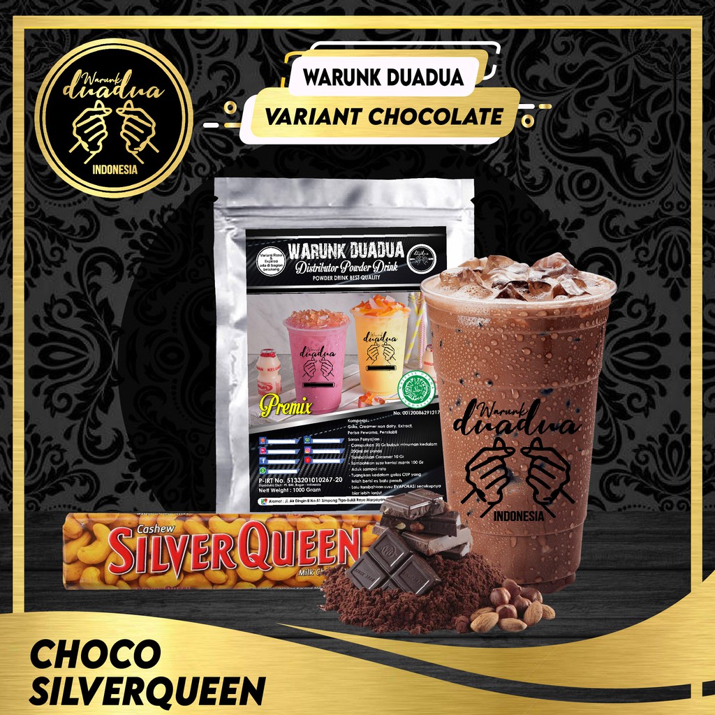 Jual CHOCO SILVERQUEEN 1kg / Bubuk Minuman Premix Rasa Choco ...