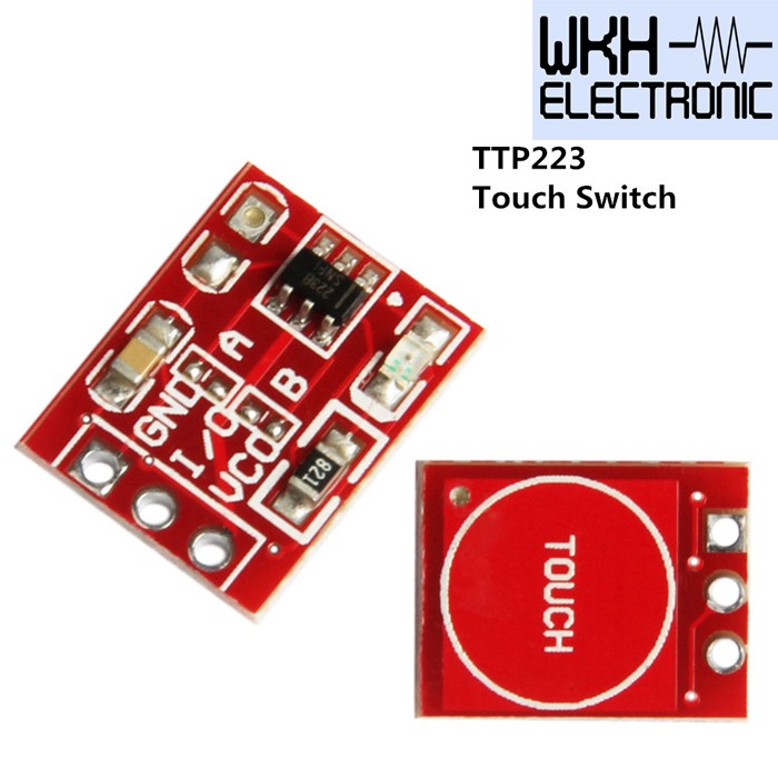 Jual TTP223 TOUCH SENSOR SENTUH CAPACITIVE SELF LOCKING SWITCH | Shopee ...
