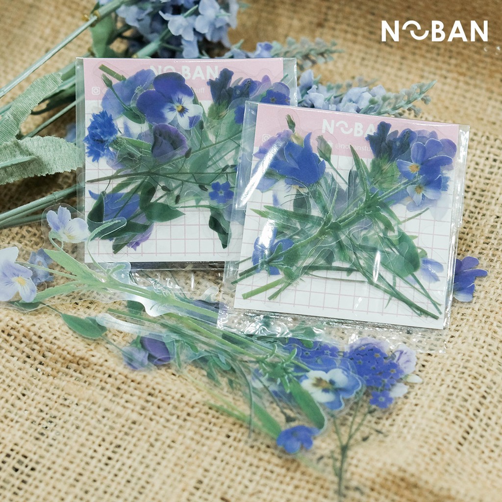 Jual Stiker Bunga Transparan Biru | Shopee Indonesia