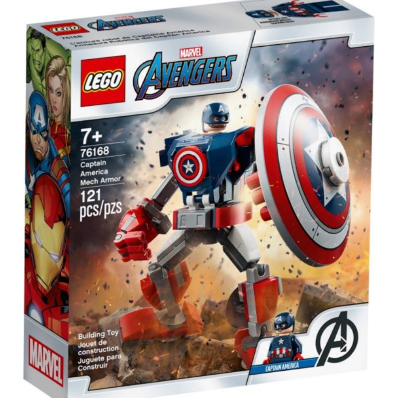 Jual Lego Robot Captain America Mecha Super Armored | Shopee Indonesia