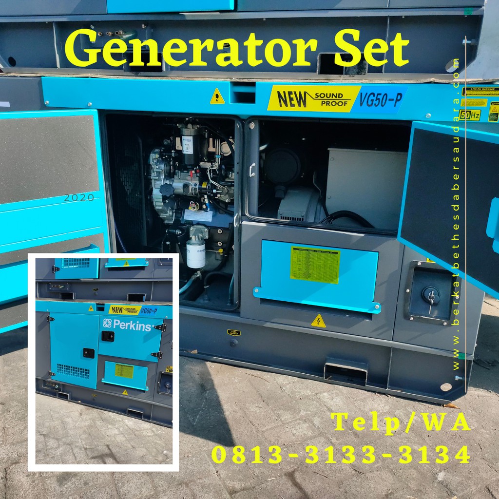 Jual Perkins Mesin Genset Silent - genset 10 kVA Indonesia|Shopee Indonesia