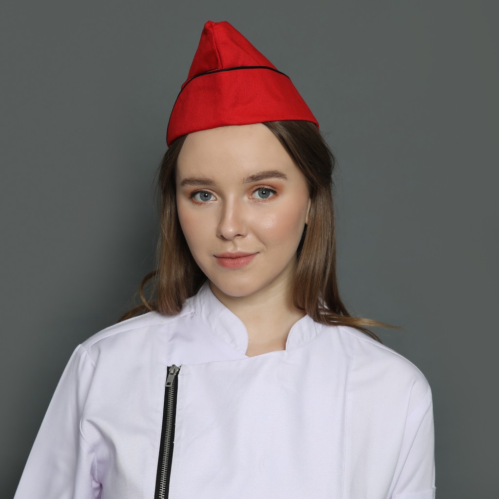 Jual Chef Series Ruby Series Chef Hat - Merah | Shopee Indonesia