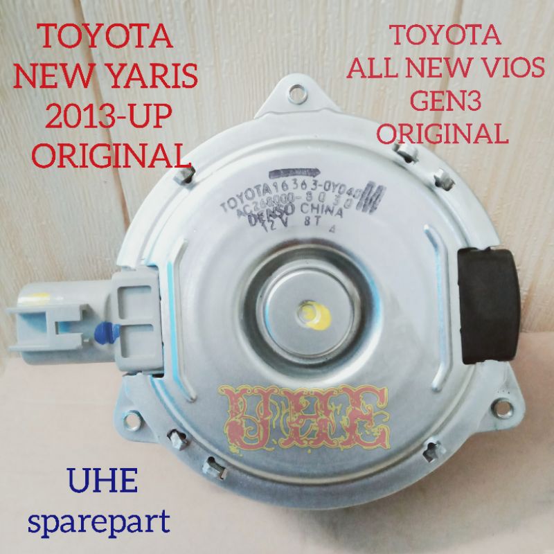 Jual Motor Dinamo Extra Fan Radiator ALL NEW VIOS GEN3 NEW YARIS Original | Shopee Indonesia