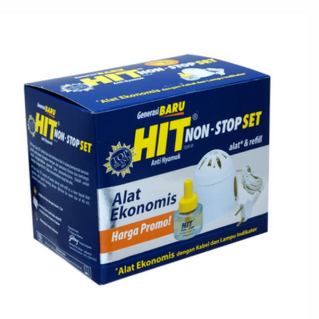 Jual hit nonstop alat ekonomis set + refill 33ml | Shopee Indonesia