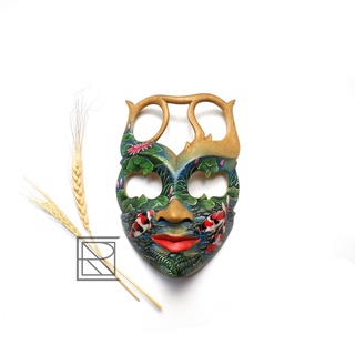 Jual Topeng Lukis Souvenir Khas Bali / Topeng Kayu | Shopee Indonesia