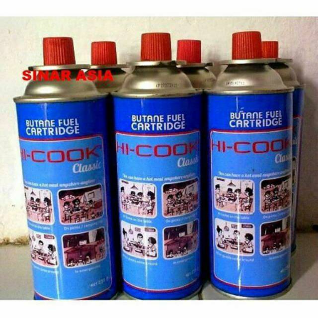 Jual Hi Cook Tabung Gas Butane Catridge Refill 230Gr | Shopee Indonesia