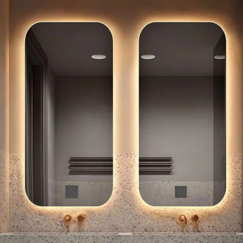 Jual Cermin Dinding Kotak LED Strip Mirror Lamp Cermin Makeup Wastafel ...