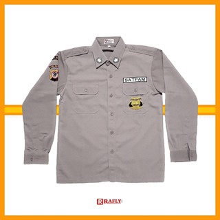 BAJU SATPAM TERBARU - BAJU PDH PDL SUS SATUAN BESERTA ATRIBUT WARNA ...
