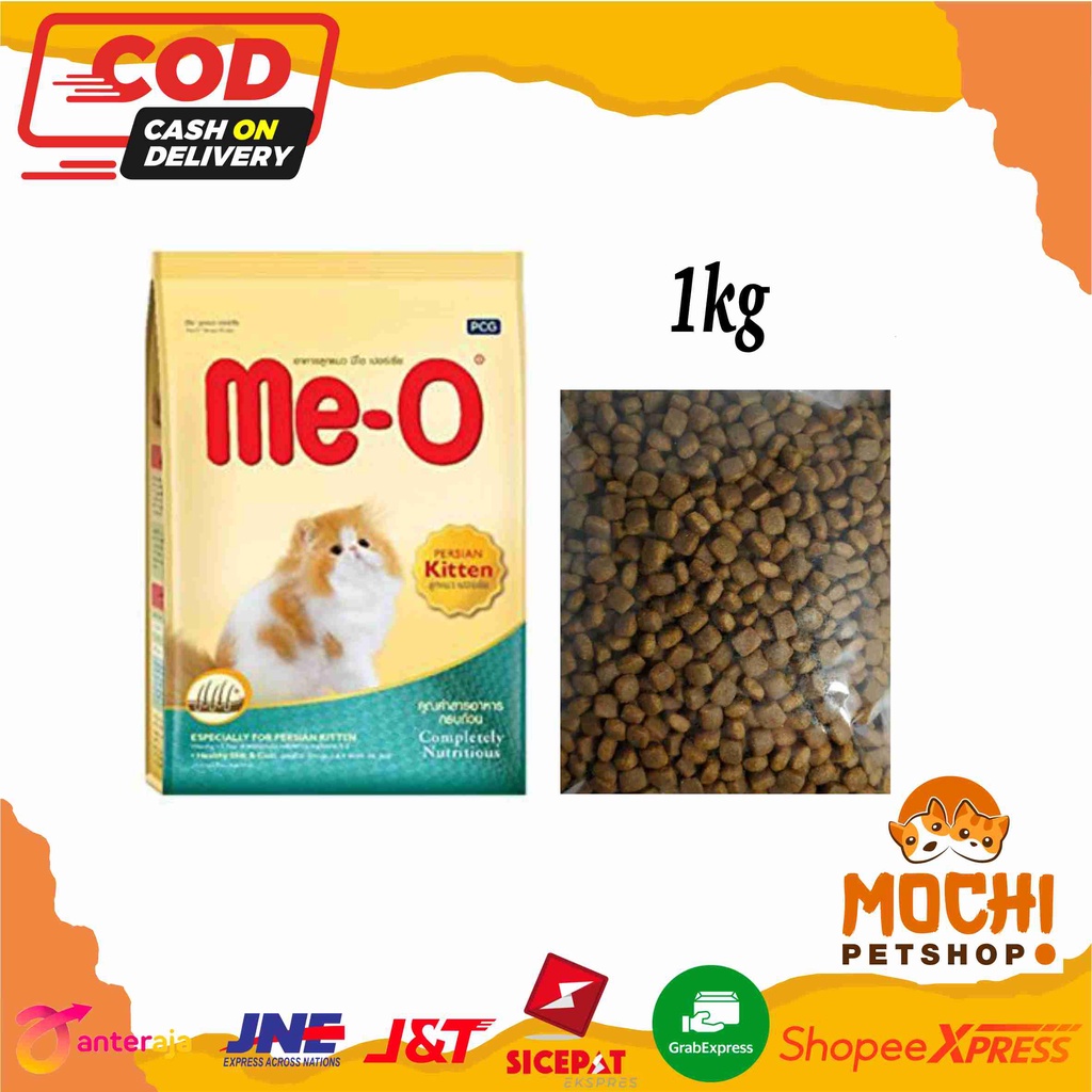 Jual ME-O KITTEN PERSIAN 1kg REPACK Makanan Kucing Persian Kitten MeO ...