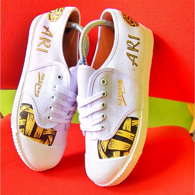 Jual SEPATU TAKRAW NANYANG MOTIF BOLA, CETAK NAMA | Shopee Indonesia