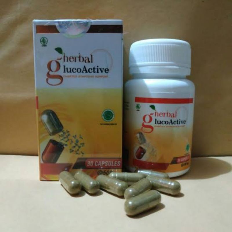 Jual GLUCOACTIVE Obat Asli Herbal Gluco Active Original Obat Diabetes ...