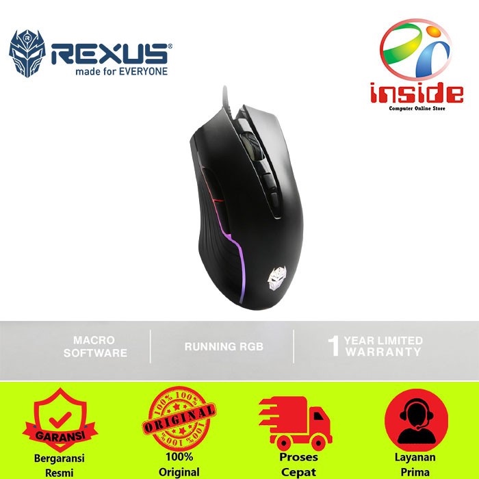 Jual Mouse Gaming REXUS XIERRA X12 | Shopee Indonesia