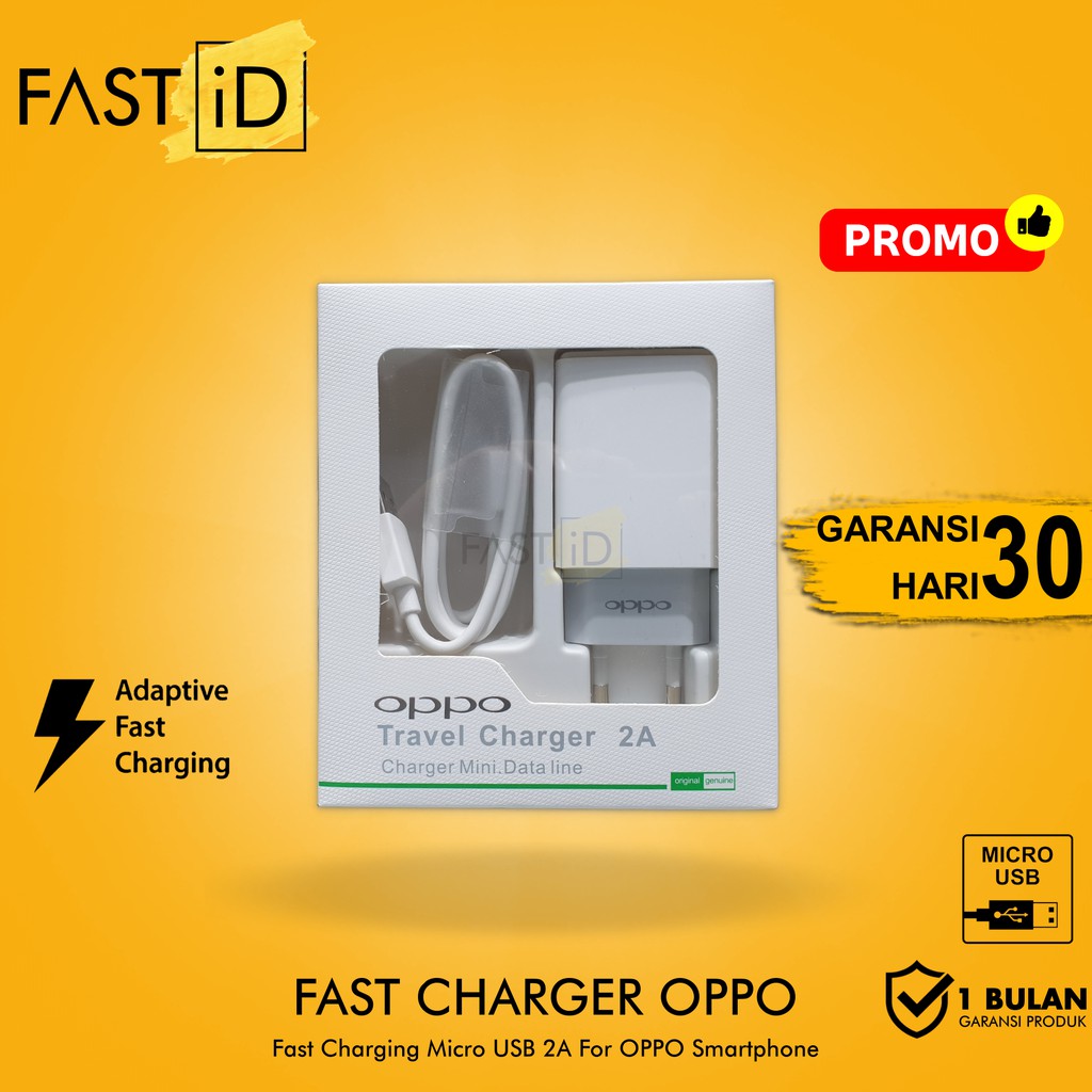 Charger OPPO ORIGINAL 100% Fast Charging 5V 2A F3 F5 F7 F11Pro Charger ...