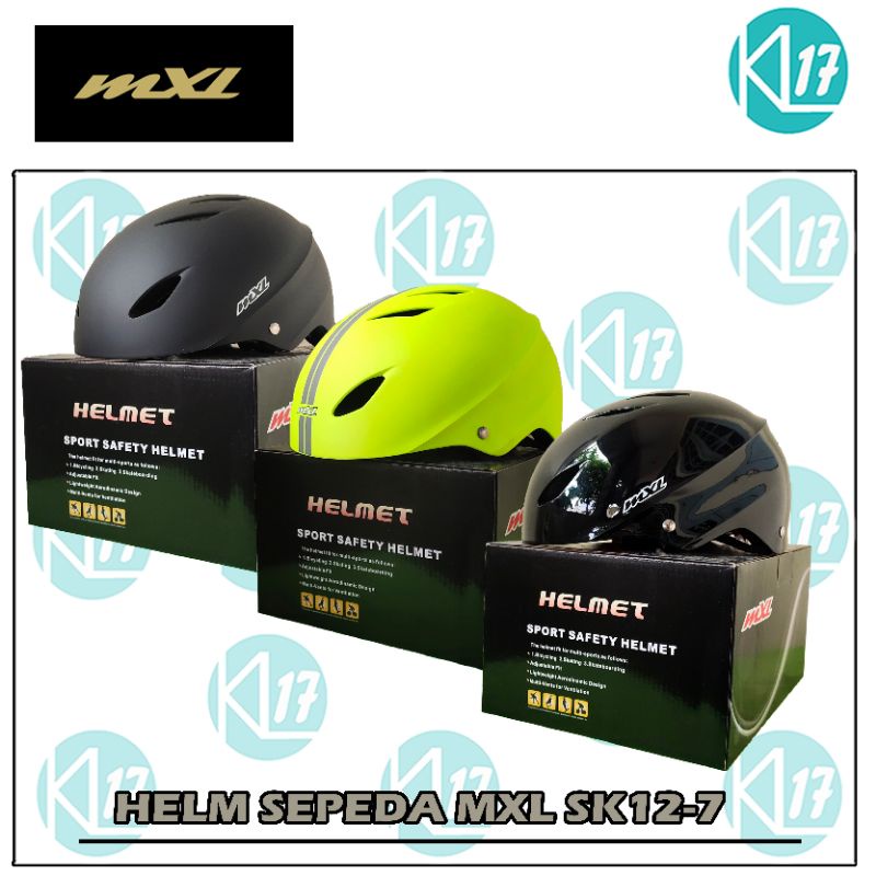 Jual MXL Helm Sepeda SK12 All Size Helm Sepeda MTB BMX Folding Roadbike ...