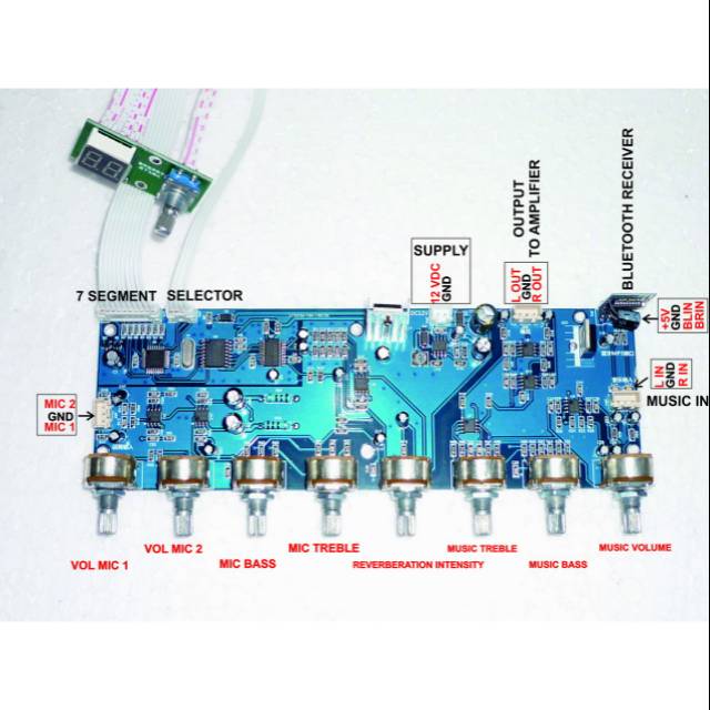 Jual DSP 100 EFFECT DIGITAL REVERB KARAOKE BOARD + BLUETOOTH | Shopee ...