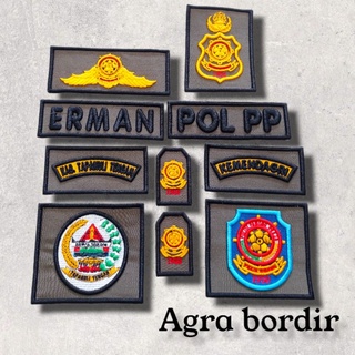 Jual logo pol pp bordir timbul request | Shopee Indonesia
